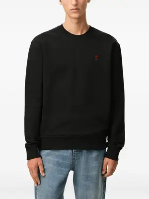 AMI Paris De Coeur Cotton Sweatshirt - Multicolor