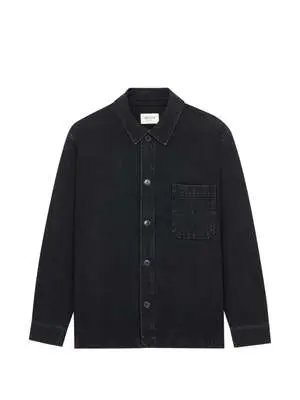 Saint Laurent Denim Shirt Jacket - Multicolor