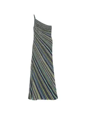 Missoni Striped One-shoulder Long Dress - Multicolor