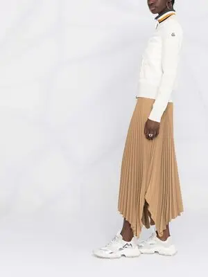Moncler Wool And Nylon Padded Cardigan