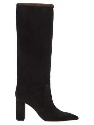 Paris Texas Anja Boot 85 Suede Boot - Black