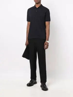 Giorgio Armani Logo Cotton Polo Shirt