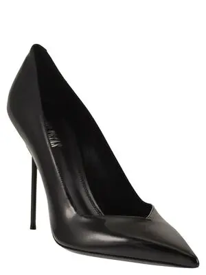 Paris Texas Lidia Pump 105 Patent Leather Stiletto Pumps - Black