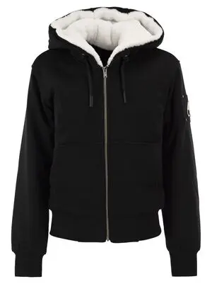 Moose Knuckles Classic Bunny Hooded Sweatshirt With Faux Fur Lining - Multicolor