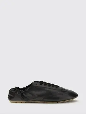 Saint Laurent Calf Leather Sneakers - Black