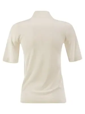 Brunello Cucinelli Cashmere And Silk High-neck Sweater