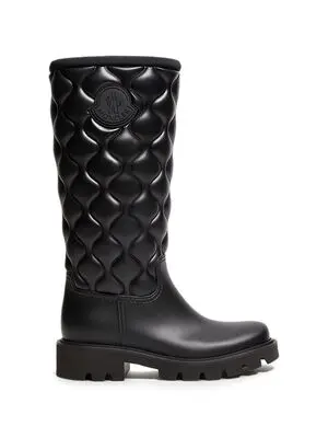 Moncler Kickstream Quilted Knee High Boots - Multicolor