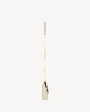 Saint Laurent Cassandre Small Chain Clutch In Lambskin