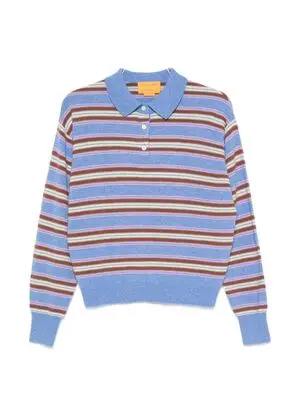 Guest In Residence Stripe Polo Shirt - Multicolor