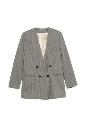 Alberta Ferretti Wool Blend Blazer Jacket