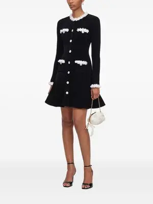 SELF-PORTRAIT Embellished Button-up Dress