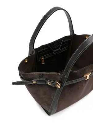 TOD'S Timeless Small Leather Tote Bag - Multicolor