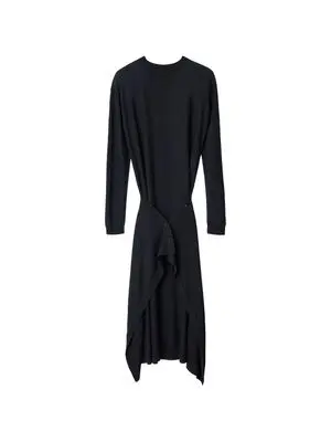 LEMAIRE Wool Blend Long Dress - Multicolor