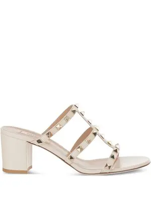 Valentino Garavani Rockstud Leather Sandals - Multicolor