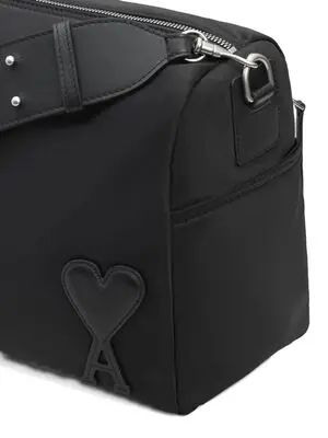 AMI Paris Marcel Nylon Large Shoulder Bag - Multicolor