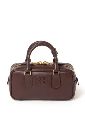 Miu Miu Arcadie Regular Leather Handbag - Multicolor