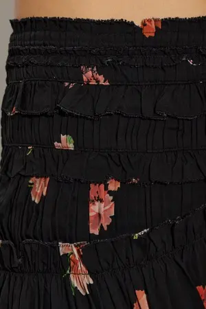 ALLSAINTS Lauren Floral Print Maxi Skirt
