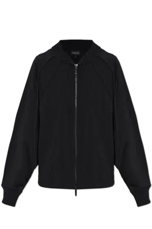 Emporio Armani Loose-fit Zip-up Sweatshirt