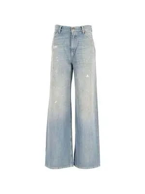 GOLDEN GOOSE Boyfriend Fit Jeans With Embroidered Logo
