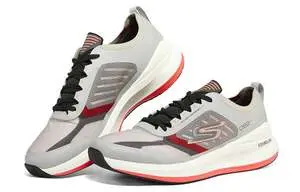 Sketchers Go Run Pulse Athletic Sneakers - Grey/red/white