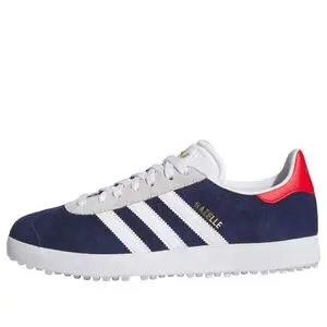 Adidas Gazelle Spikeless Golf Shoes Dark Blue/cloud White/pure Ruby