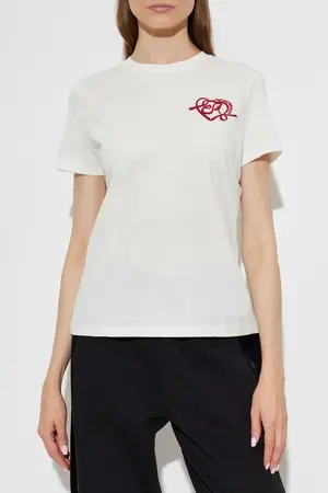 Emporio Armani Embroidered Heart T-shirt