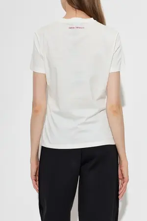 Emporio Armani Embroidered Heart T-shirt