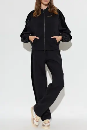 Emporio Armani Trousers With Velvet Side Stripes