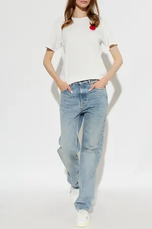 Emporio Armani Appliqué Cotton T-shirt