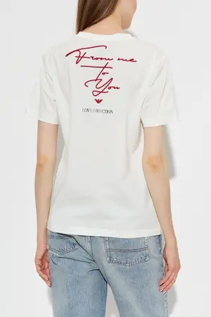 Emporio Armani Appliqué Cotton T-shirt