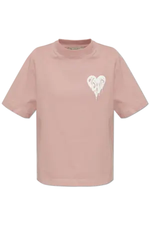 ALLSAINTS Trip Lisa' Organic Cotton Heart Print T-shirt - Pink