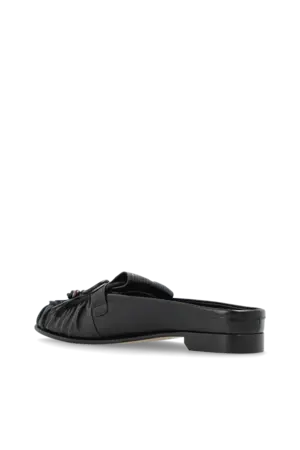Fendi Leather Loafers-style Mules