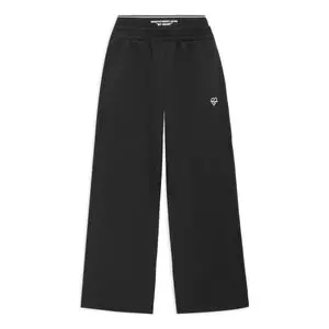 LI-NING Heart Graphic Loose Fit Straight Sweatpants - Black