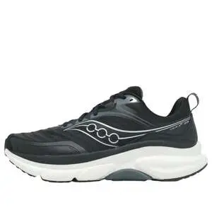 Saucony Omni 23 St Wide Athletic Sneakers - Black/silver