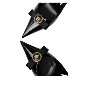 Versace Ribbon Patent Slingbacks