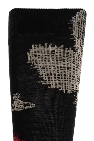 VIVIENNE WESTWOOD Knee High Socks With Patterned Logo