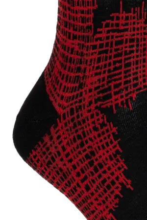 VIVIENNE WESTWOOD Knee High Socks With Patterned Logo