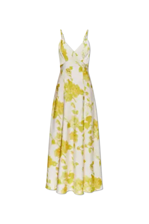 ALLSAINTS Irina Maxi Dress In Floral Print - Yellow