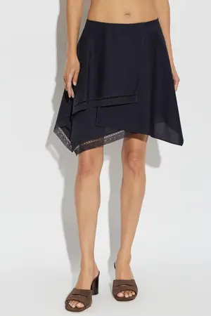 JW Anderson Asymmetrical Lace Insert Skirt