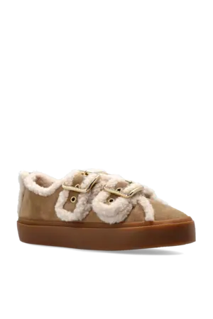 Inuikii Shearling Low Velcro Buckle Shoes