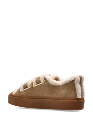Inuikii Shearling Low Velcro Buckle Shoes