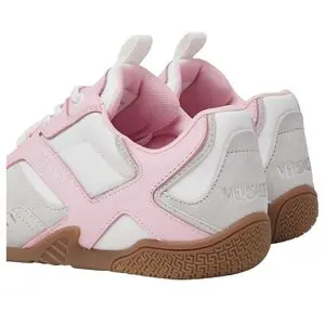 Versace Galaxia Leather Sneakers 'white Pink