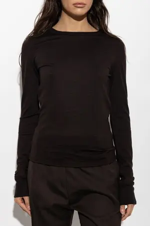 Studio Nicholson Malin' Wool Long Sleeve Top