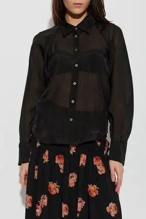 ALLSAINTS Cory Sheer Long Sleeve Shirt