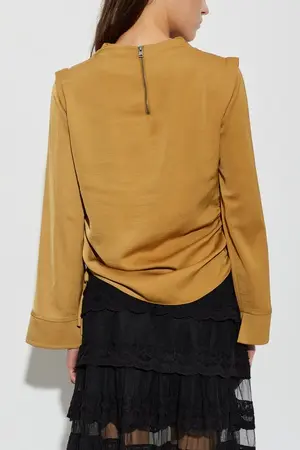 ALLSAINTS Leslie' Blouse With Satin Finish And Adjustable Ties