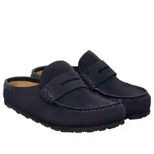 BIRKENSTOCK Naples Suede Nubuck Mules