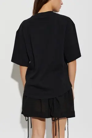 ALLSAINTS Reflex Amelie Organic Cotton T-shirt With "a" Print