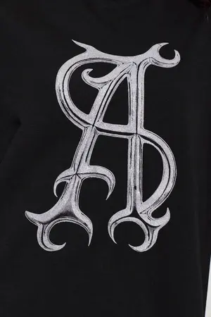 ALLSAINTS Reflex Amelie Organic Cotton T-shirt With "a" Print