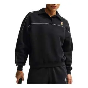 Nike Court Collection Fleece T-shirt - Black