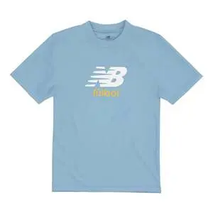NEW BALANCE Fútbol T-shirt Asia Sizing - Marble Blue